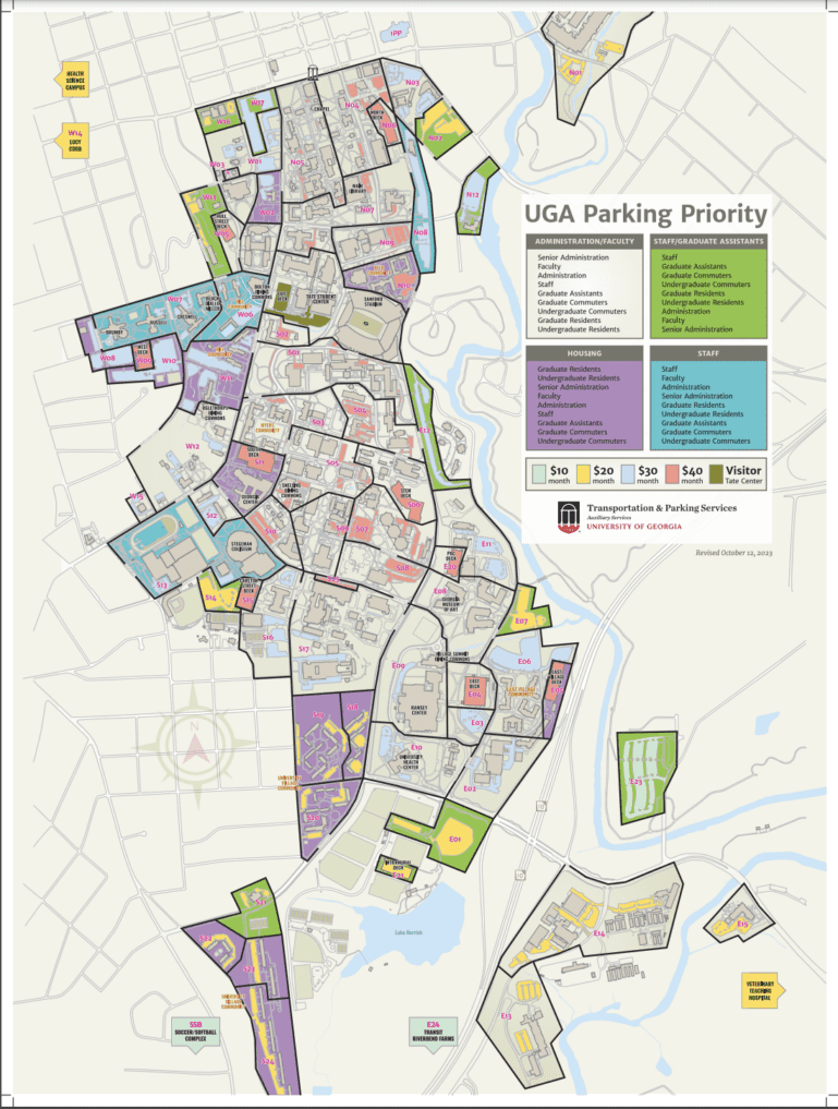 Ultimate Student’s Guide to UGA Parking | Rambler Athens (Updated for 2024)