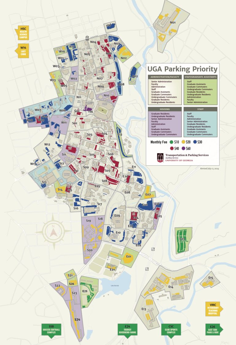 Ultimate Student’s Guide to UGA Parking | Rambler Athens (Updated for 2024)